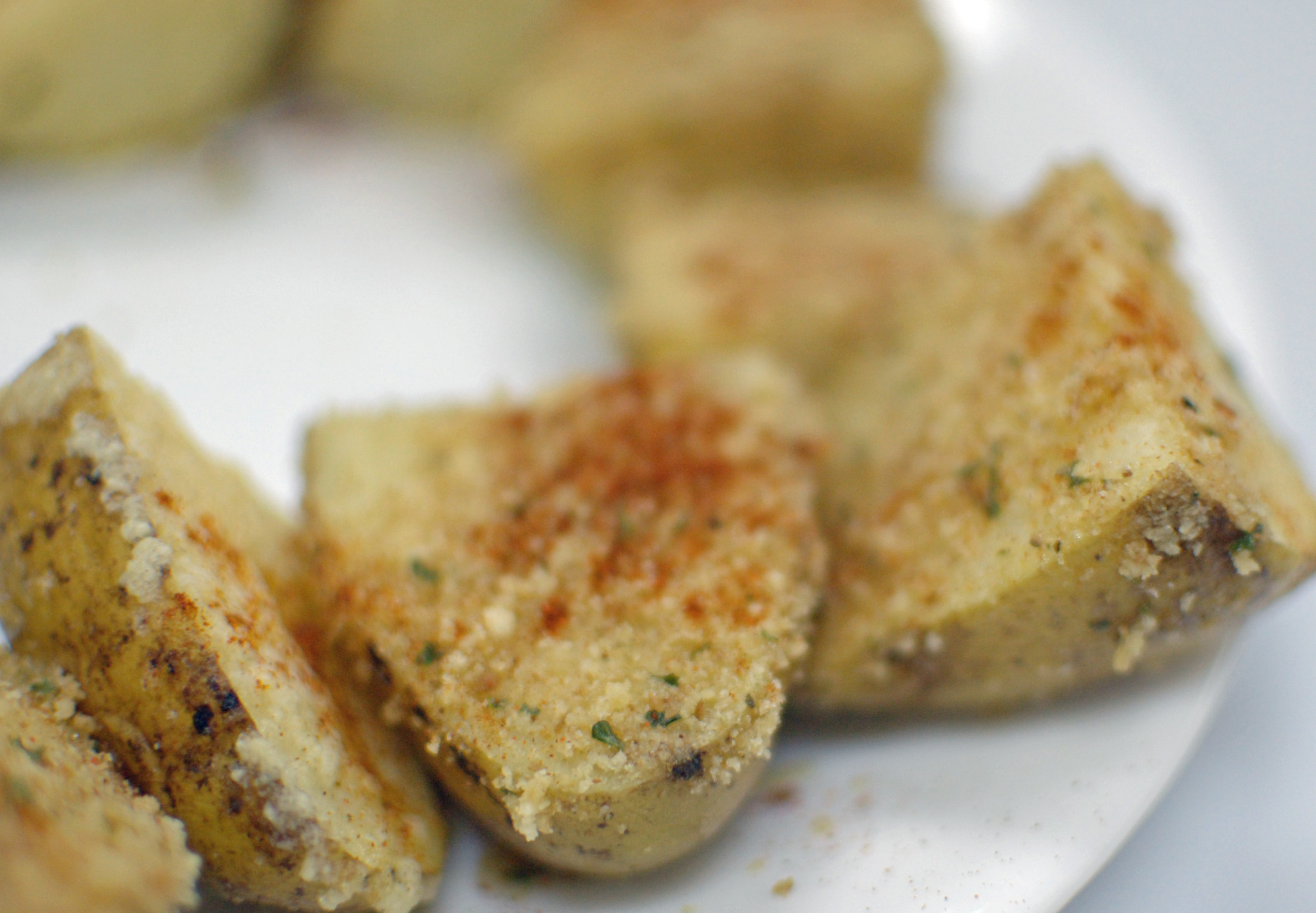 Parmesan Pan Baked Potatoes | The Teacher Cooks